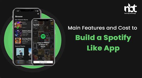Main Features And Cost To Build A Spotify Like App Next Big Technology