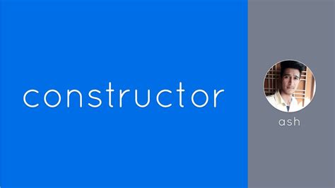 Constructor In C Language In Hindi Youtube