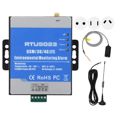 Temperature Humidity Sensor With Buzzer Email Text Alerts Rtu Over Tcp Support Gsm 3g 4g