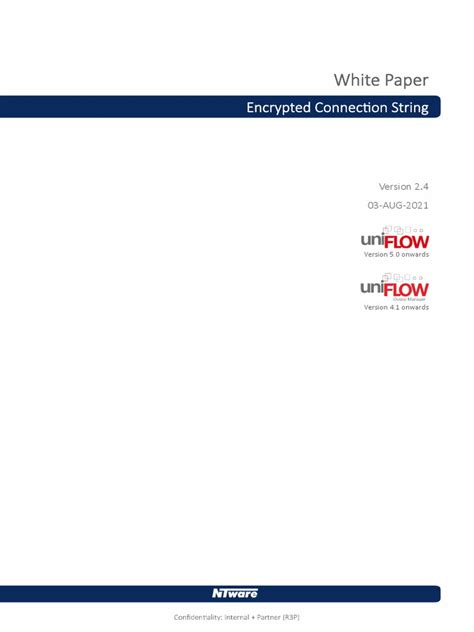 White Paper Encrypted Connection String V24 Pdf
