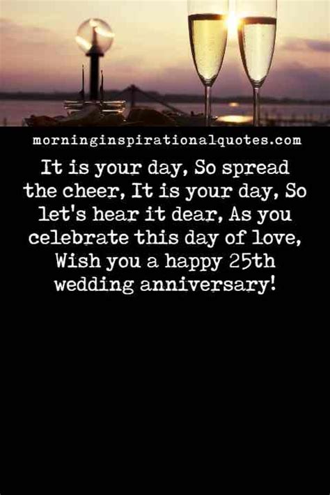 25th Anniversary Messages Wishes With Images Pictures