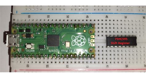 How To Use 74hc595 Shift Register With Raspberry Pi Pico And