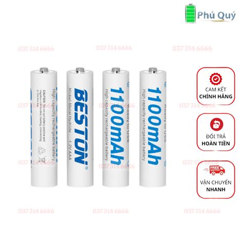 Pin Sạc Beston Aaa Pin 1100mah12v Niken Hydro