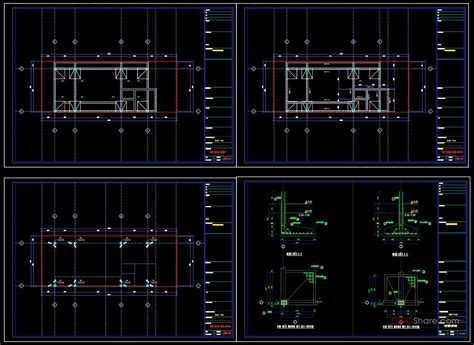94 Structural Drawing In Autocad File For House