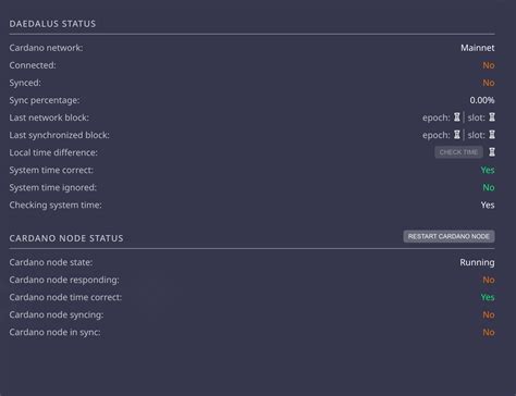Daedalus Cardano Node Is Not Responding Cannot Connect Community