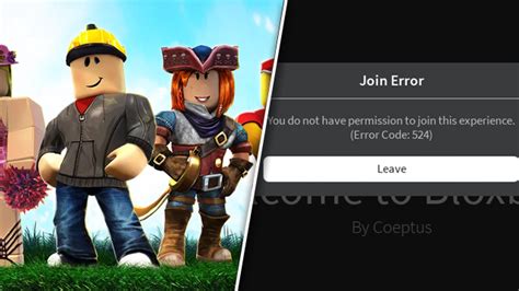 How To Fix Roblox Join Error 524 You Do Not Have Permission Pc 2021