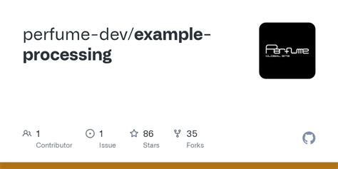 Github Perfume Dev Example Processing