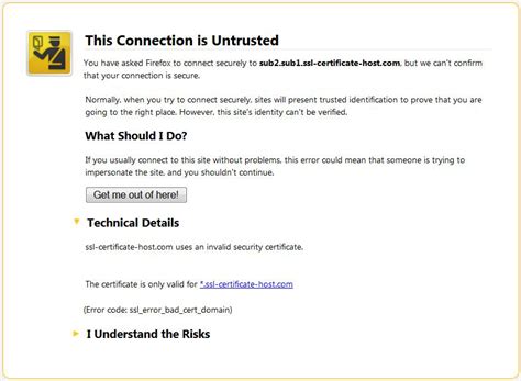 Hướng dẫn fix lỗi Common name mismatch trong trình duyệt