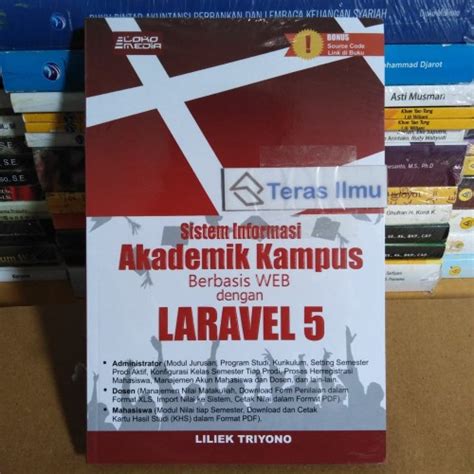 Jual Buku Sistem Informasi Akademik Kampus Berbasis Web Dengan LARAVEL Kota Tangerang