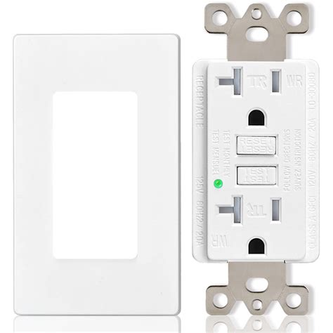 Ground Fault Circuit Interrupter Plug Two 2p E 15a Usa Outlet With
