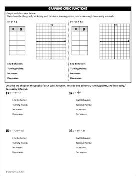Intro To Polynomial Functions Algebra 2 Binder Notes By Lisa Davenport