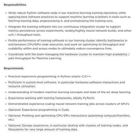 Software Engineer Deep Learning Infrastructure Teslarati