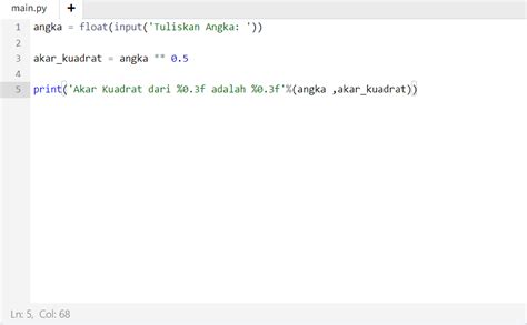 Tutorial Latihan Coding Python Sederhana