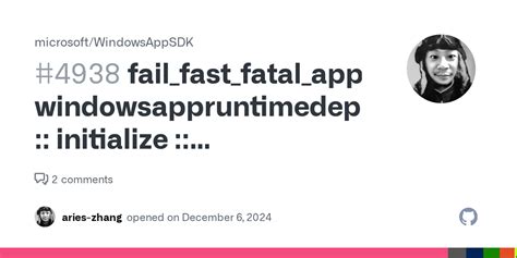 Failfastfatalappexitc0000409microsoftwindowsappruntimedll Windowsappruntimedeployment