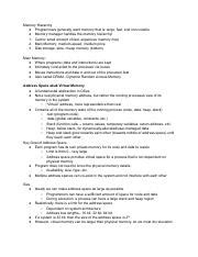 Memory Management Pdf Memory Hierarchy Programmers Generally Want