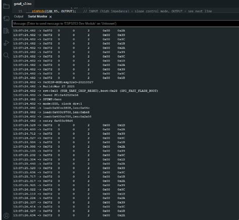 Programming Rejsacan Esp32 S3 Can Bus Board With Arduino For Car