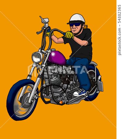 모터 사이클 오토바이 일러스트 transportkuu