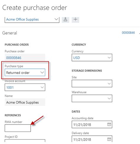 Dynamics 365 For Finance And Operations Focusing On Purchase Order