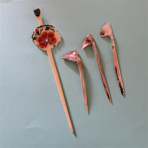 Traditional Japanese Hair Pins Etsy