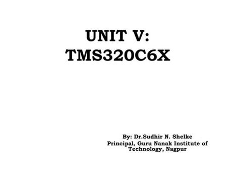 Architecture Of Tms320c50 Dsp Processor Pdf