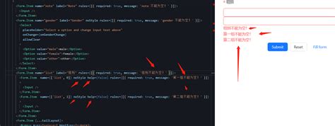 使用 Nostyle 配合 Help False 移除嵌套表单中formitem 的默认错误提示 · Issue 41620 · Ant Designant Design · Github