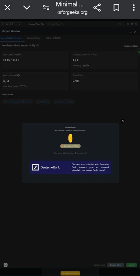 Pratham Dhakad On Linkedin Geekforgeeks Deutsche Day19