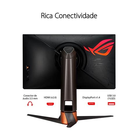 Monitor Gamer Asus Rog Swift Ips Hz Ms Pg Qnr Evoy Cons Rcios