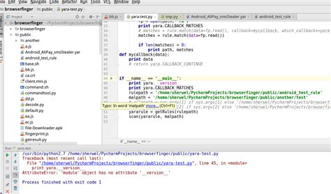 Have Problem In Yara CALLBACK MATCHES Issue 77 VirusTotal Yara