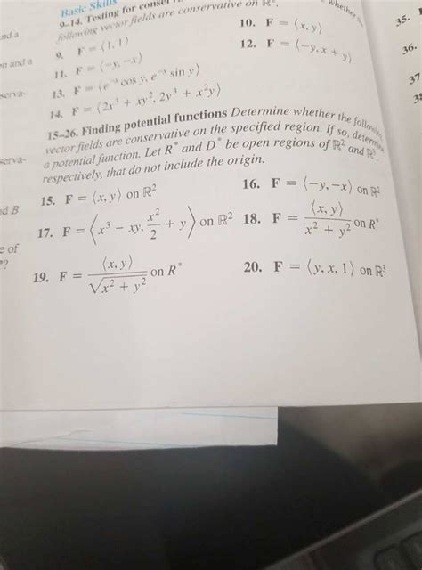 solved finding potential functions determine whether the