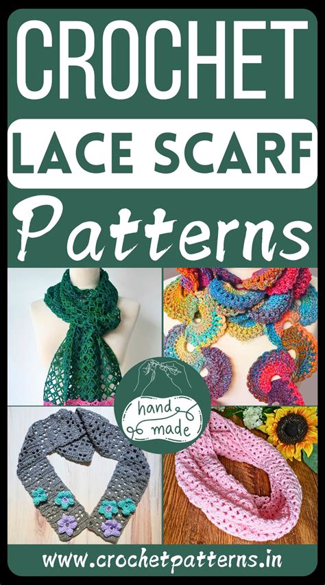 6 Super Comfy Crochet Lace Scarf Patterns