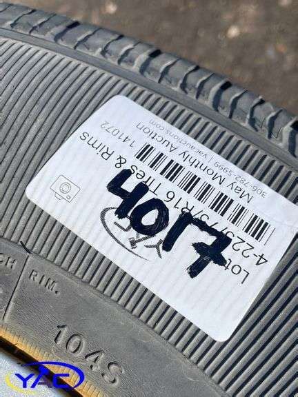 4-225/75/R16 Tires & Rims - YAC Auctions
