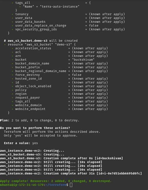 getting started with terraform creating a s3 bucket and an ec2 instance