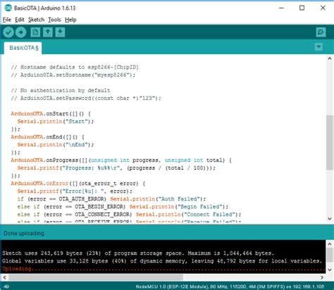 Как прошить Esp8266 через Arduino Ide