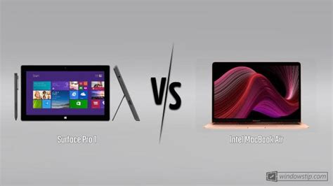 Surface Pro Vs Intel Macbook Air Full Specs Comparison