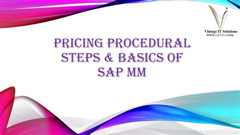 PPT SAP MM PPT PowerPoint Presentation Free Download ID 7780871