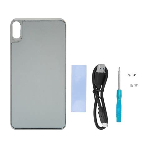 M NVMe PCIe SSD Enclosure USB Gen Type C Port Gbps Portable Aluminum Alloy Shell