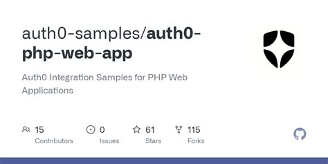 Github Auth0 Samplesauth0 Php Web App Auth0 Integration Samples For