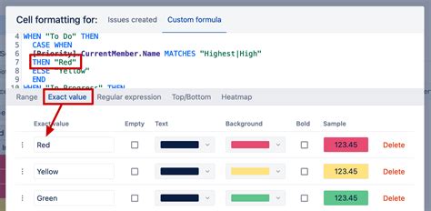 Column Cell Formatting Custom Formula Error Questions And Answers Eazybi Community