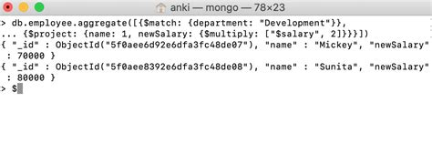 Mongodb Multiply Operator Geeksforgeeks