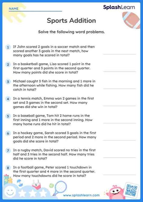 Addition Word Problems Worksheets Free And Printable Splashlearn
