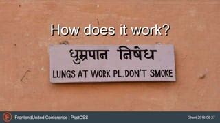 PostCSS Process CSS In A Modular Way PDF Web Development Internet