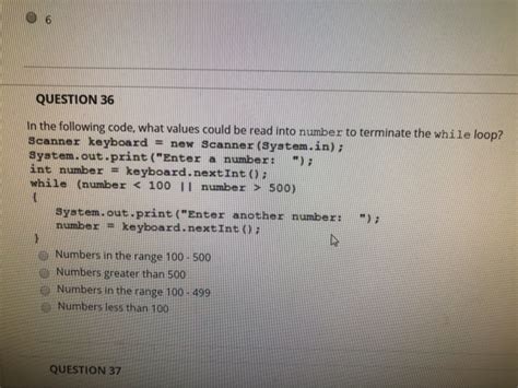 Solved Question 35 What Will Be The Values Of X After The