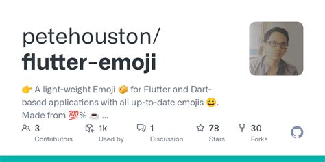 GitHub Petehouston Flutter Emoji A Light Weight Emoji For Flutter And Dart Based