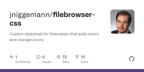 GitHub Jniggemann Filebrowser Css Custom Stylesheet For Filebrowser That Adds Colors And
