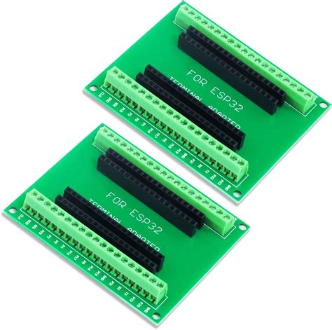 Aediko 5pcs Esp32 Breakout Board Gpio 1 Into 2 For 38 Pins Narrow Version Esp32