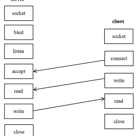 Socket Communication Flow Chart On The Server And The Client Download Scientific Diagram