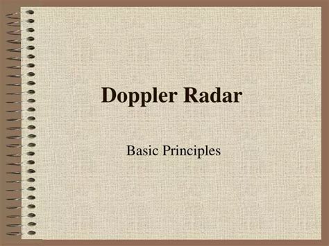 PPT Doppler Radar PowerPoint Presentation Free Download ID 5702435