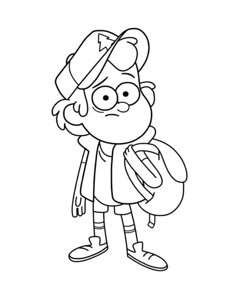 Dibujos De Gravity Falls Para Colorear 100 Piezas Imprime Gratis
