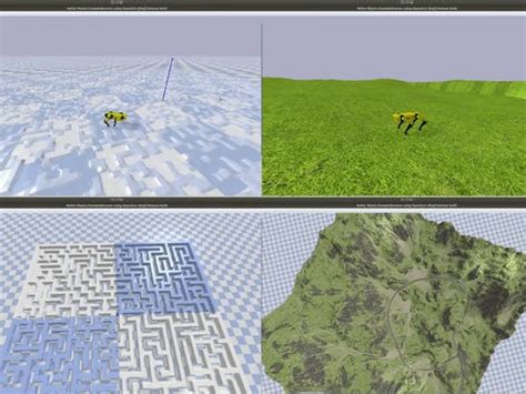 openai gym environments for a quadruped robot