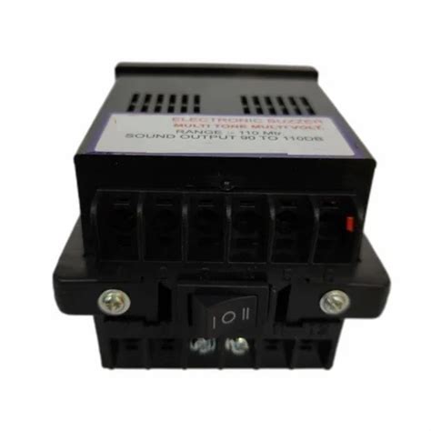 50 Hz 110m Multi Tone Electronic Buzzer Size 72x72 Mm At Rs 350piece